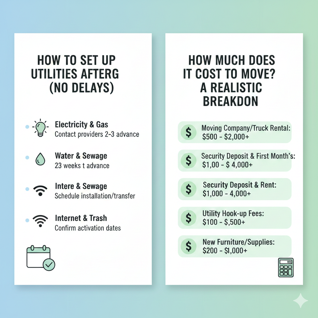 How to Set Up Utilities After Moving (No Delays)
